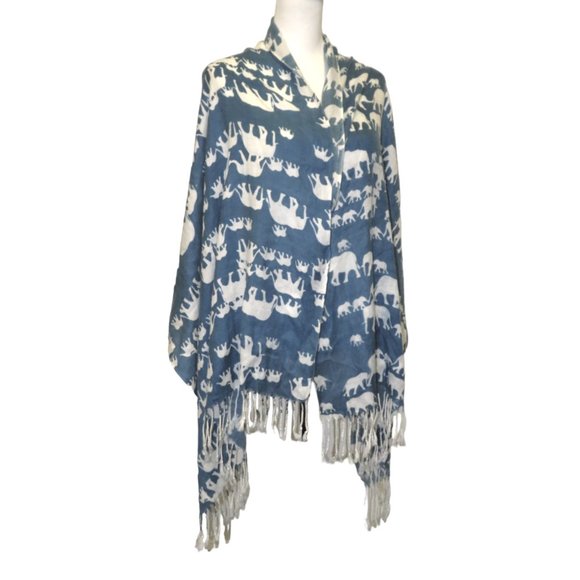 Source Unknown | Accessories | Elephant Print Cashmerefeel Shawlscarf ...